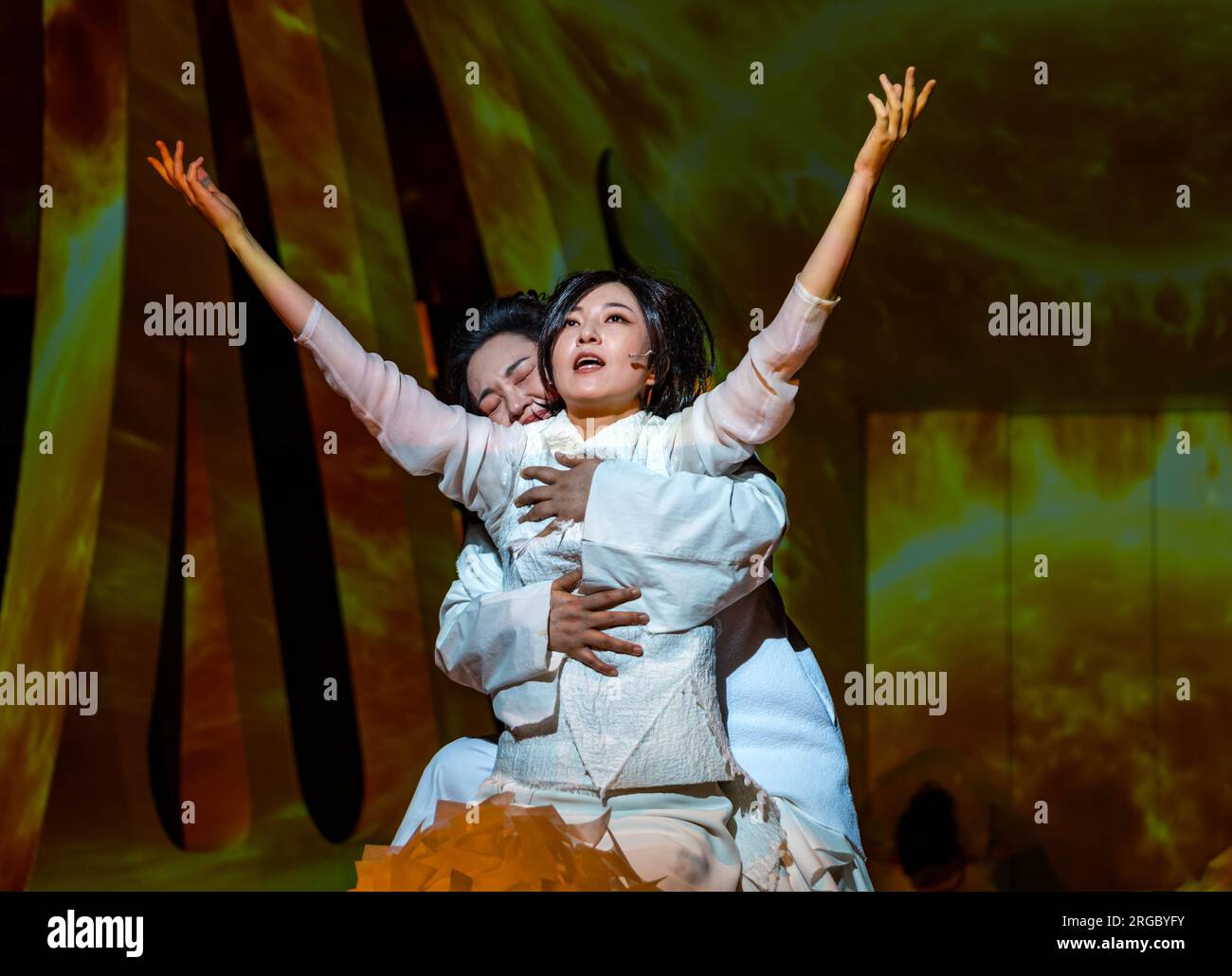 Festival Theatre, Edinburgh, Scotland, UK, 08 August 2023. Trojan Women ...