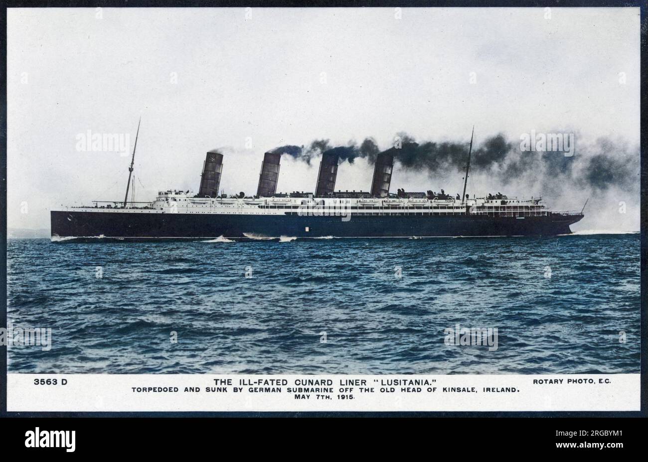 Passenger liner of the Cunard line, the largest in the world at the ...