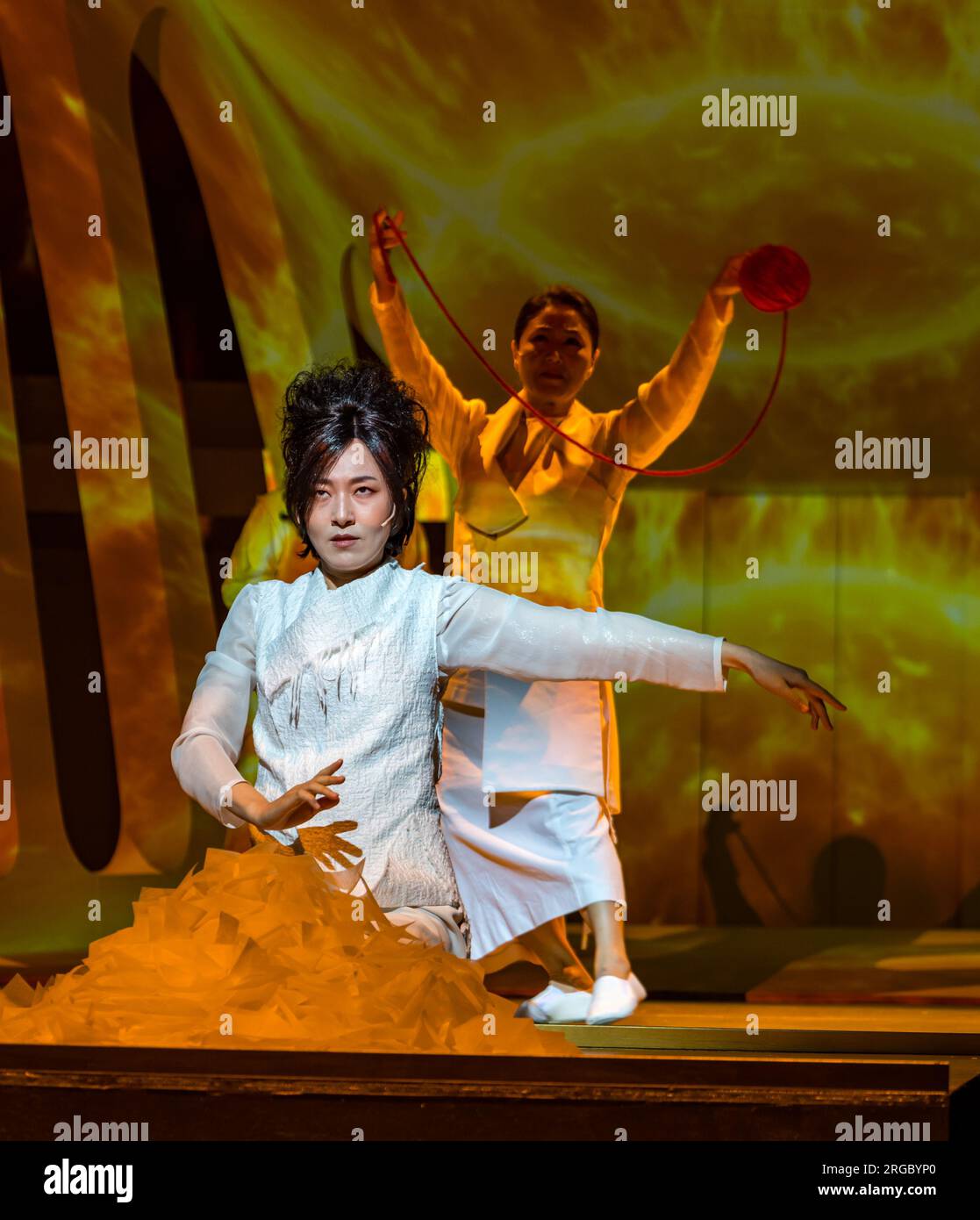 Festival Theatre, Edinburgh, Scotland, UK, 08 August 2023. Trojan Women ...