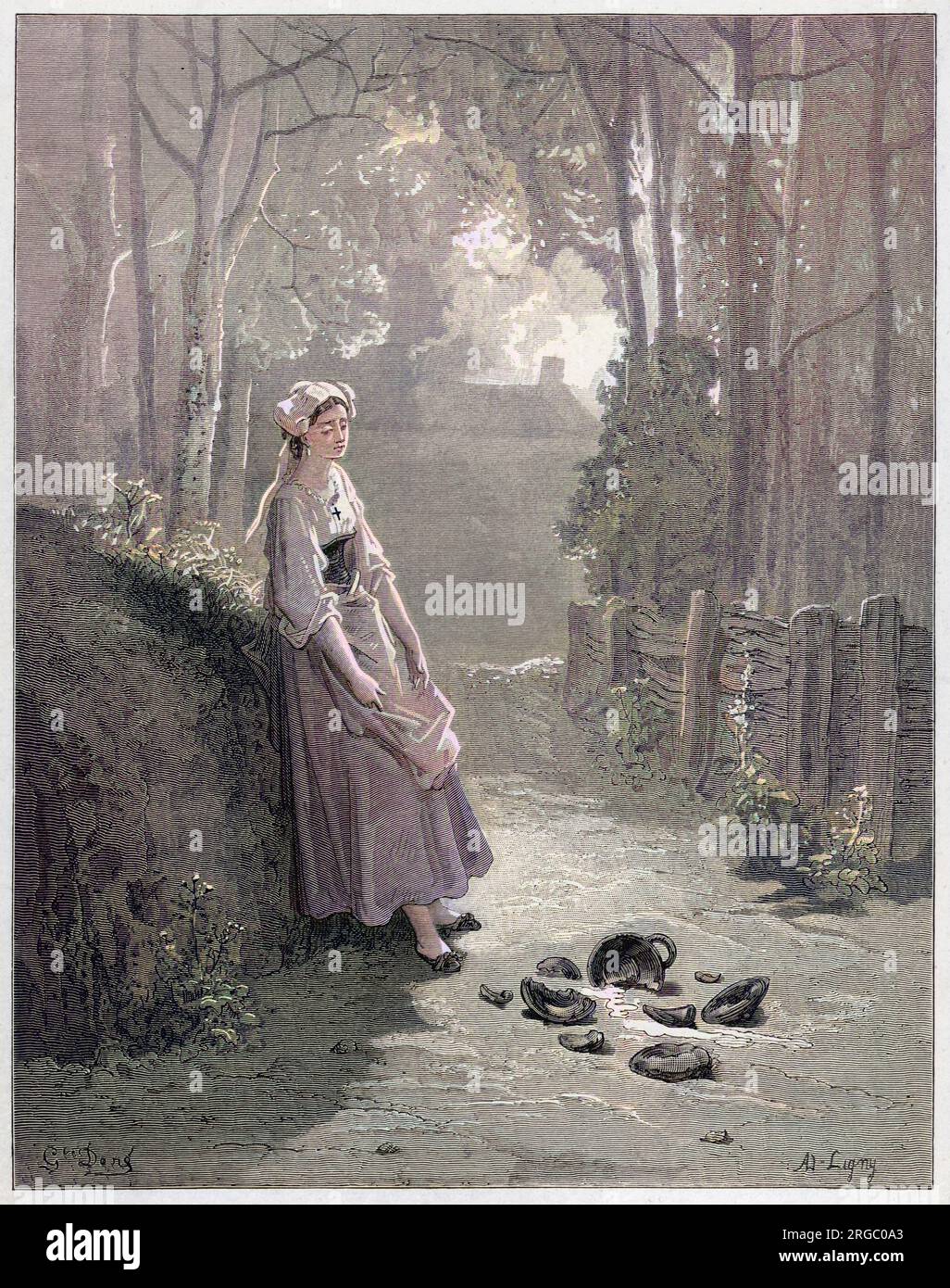 Milk maid and milk pail hi-res stock photography and images - Alamy