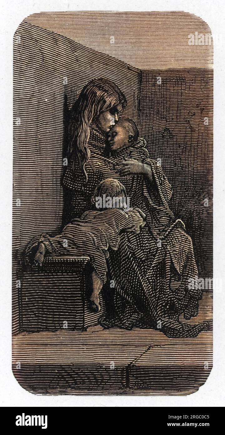 Homeless children on the Thames Embankment, London Stock Photo - Alamy