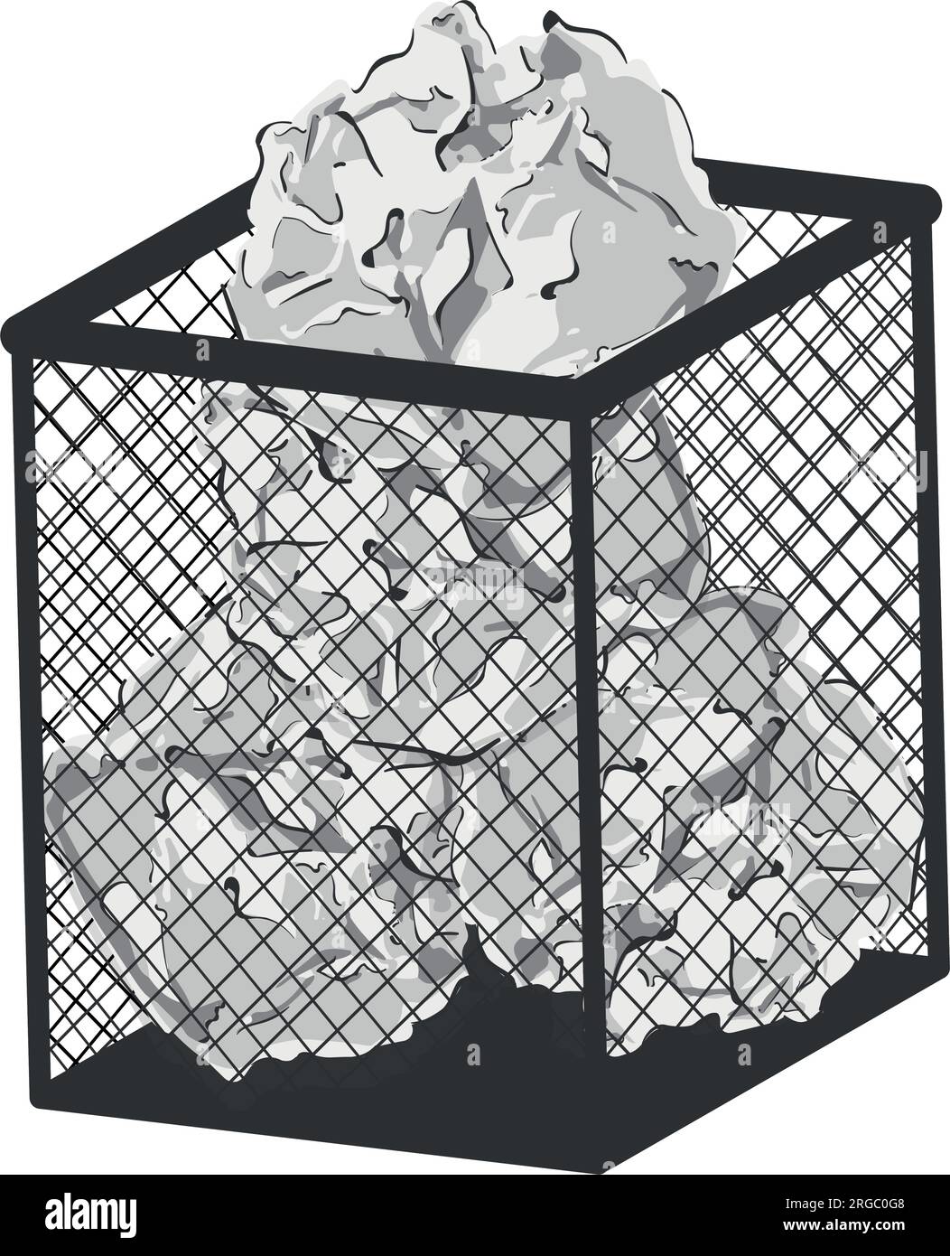 Isolated paper recyclable bin sketch icon Vector Stock Vector Image ... Isolated paper recyclable bin sketch icon Vector Stock Vector Image ...
