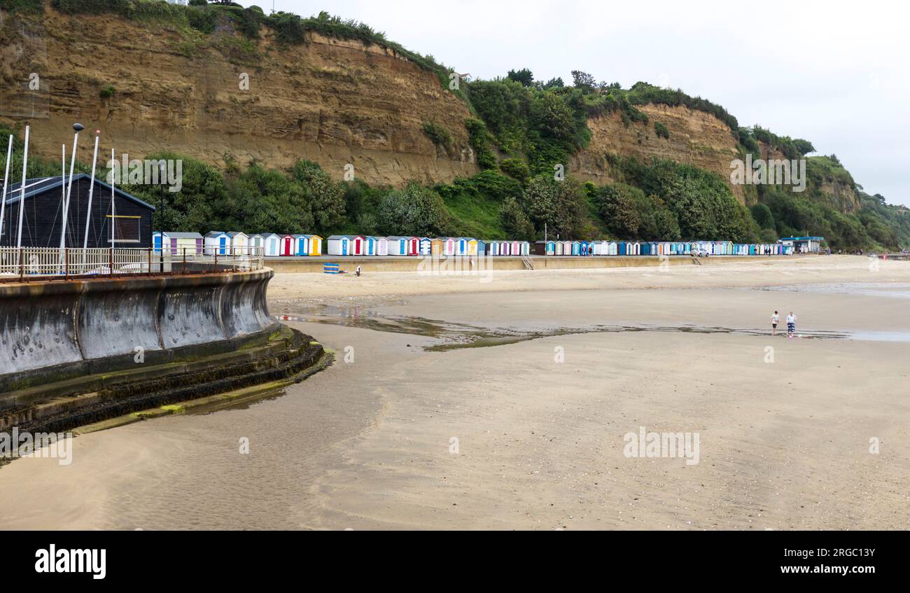 The beach huts at Shanklin, Isle of Wight, England,UK Stock Photo - Alamy