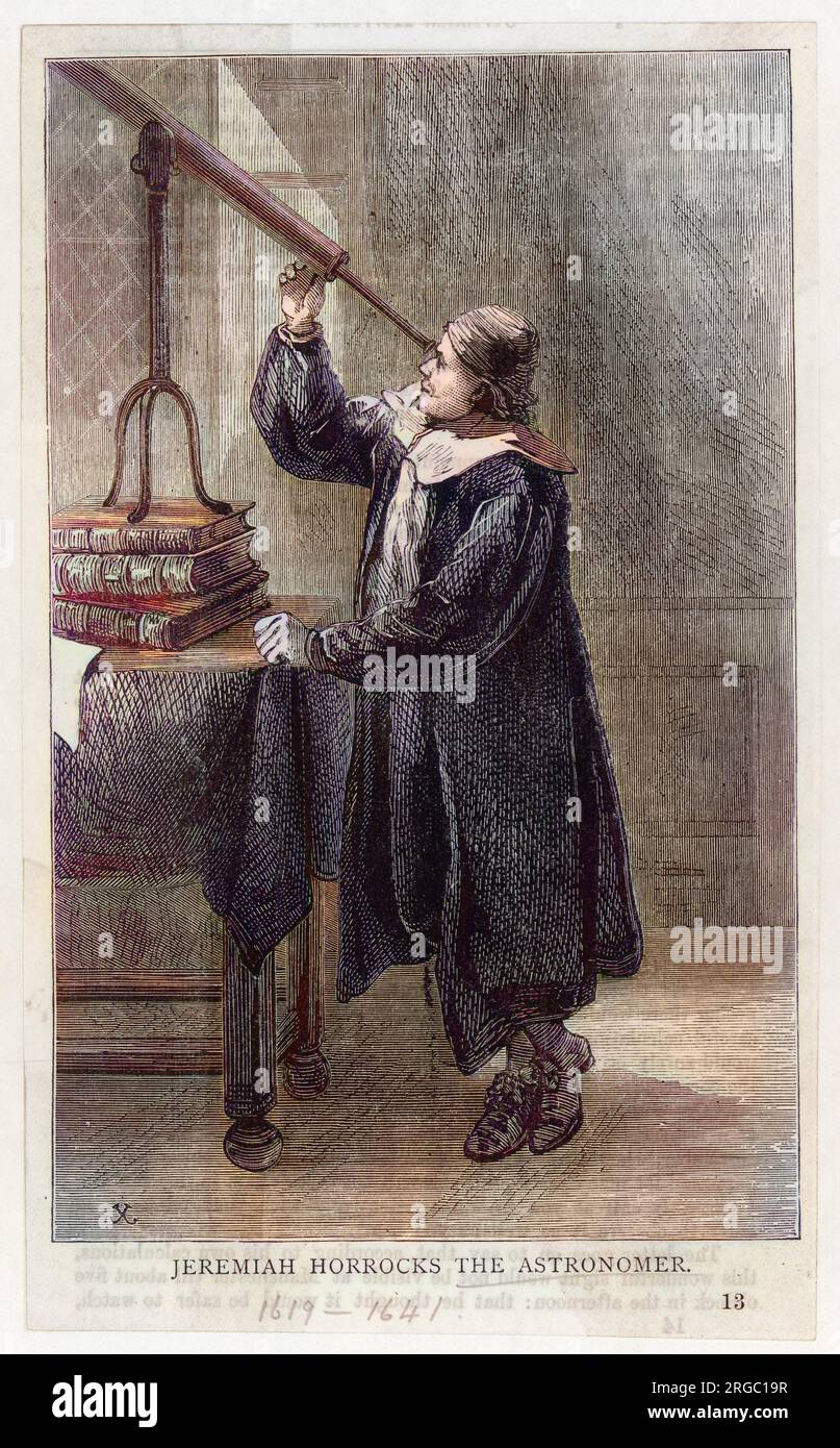 JEREMIAH HORROCKS English astronomer Stock Photo - Alamy