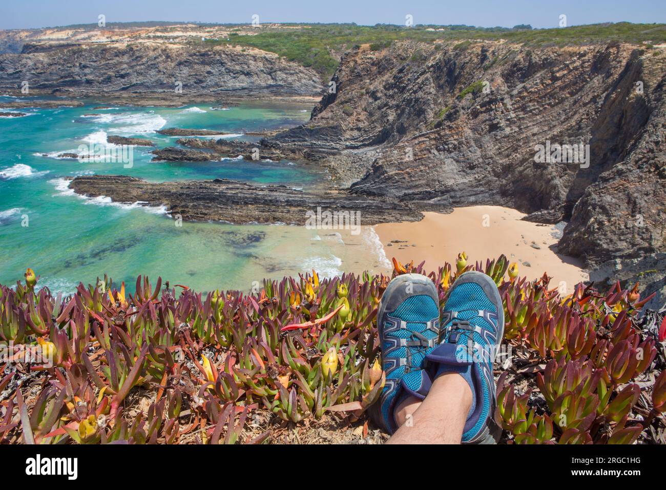 Adventure pov portugal travel cabo hi-res stock photography and images ...