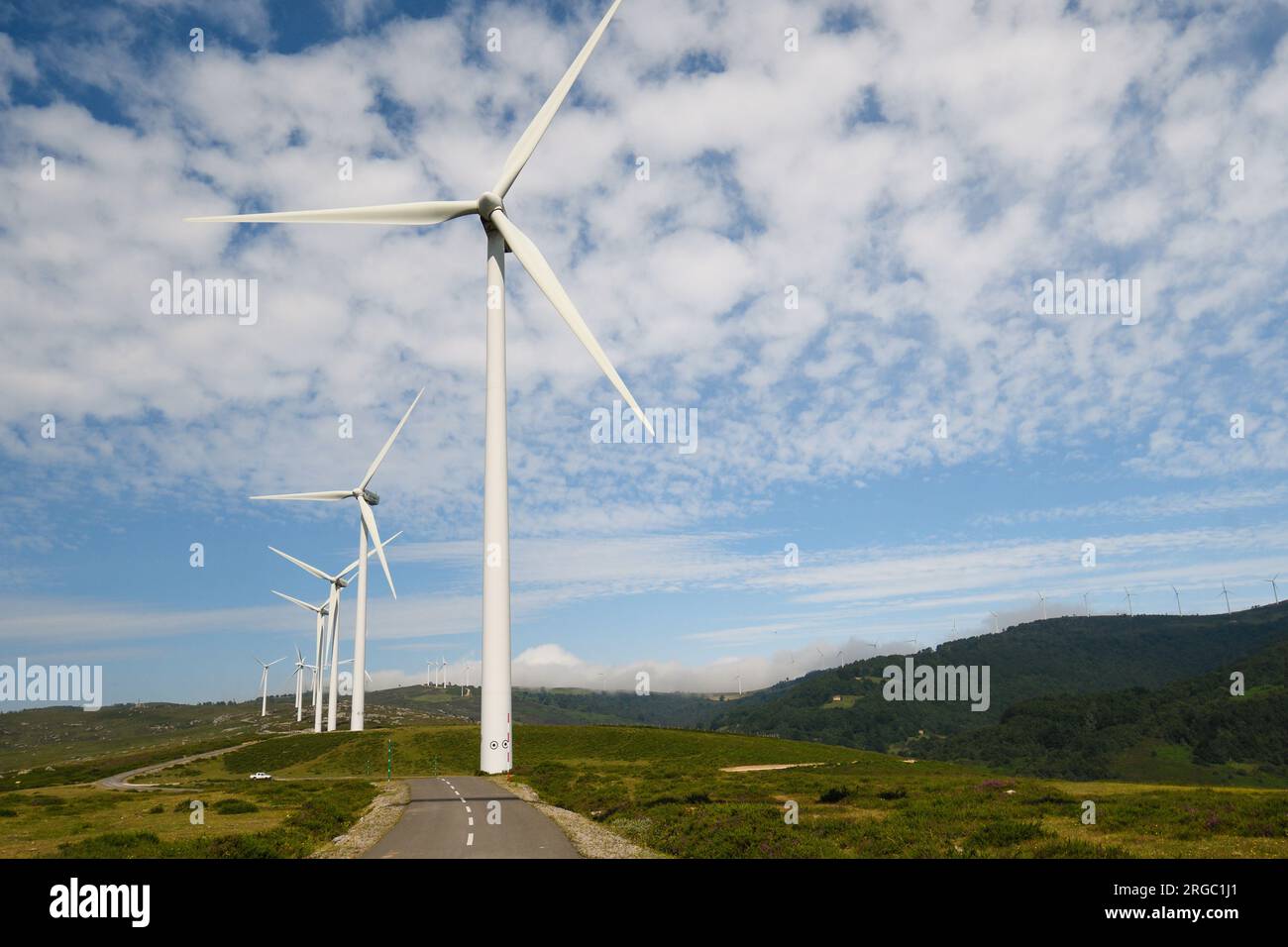 Wind turbines at the La Peñuca wind farm Stock Photo - Alamy