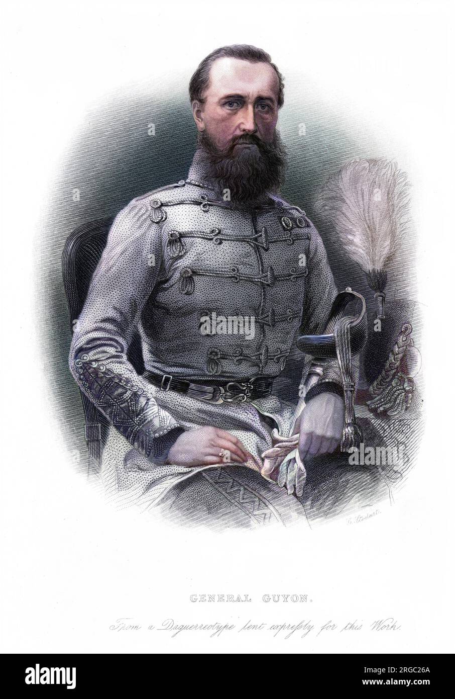 General RICHARD DEBAVFRE GUYON British soldier of fortune Stock Photo ...