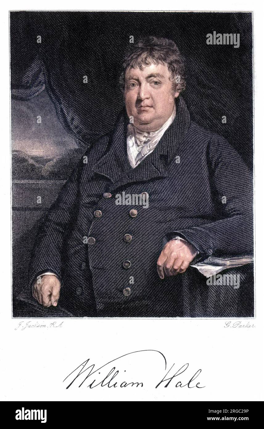 WILLIAM HALE Well-fed resident of Kings Walden, Hertfordshire, with his ...