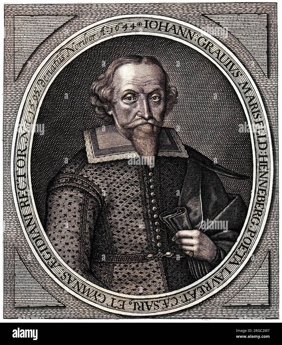 JOHANN GRAVIUS MARISFELD HENNEBERG German writer and educator Stock ...