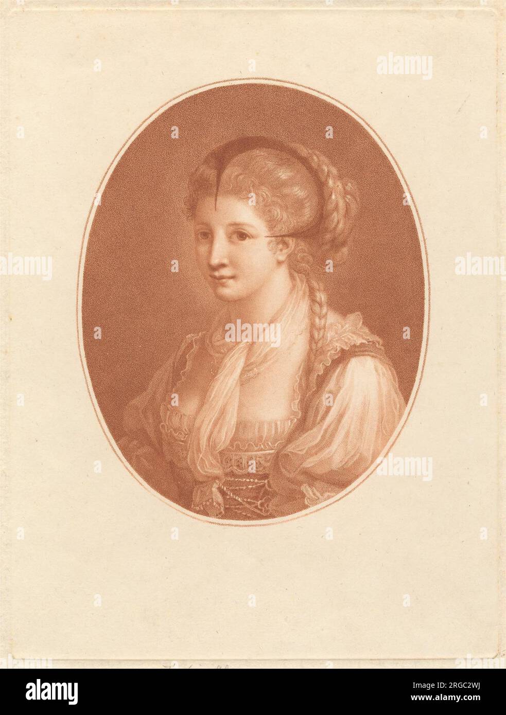 The Fair Alsacian by Francesco Bartolozzi Stock Photo - Alamy