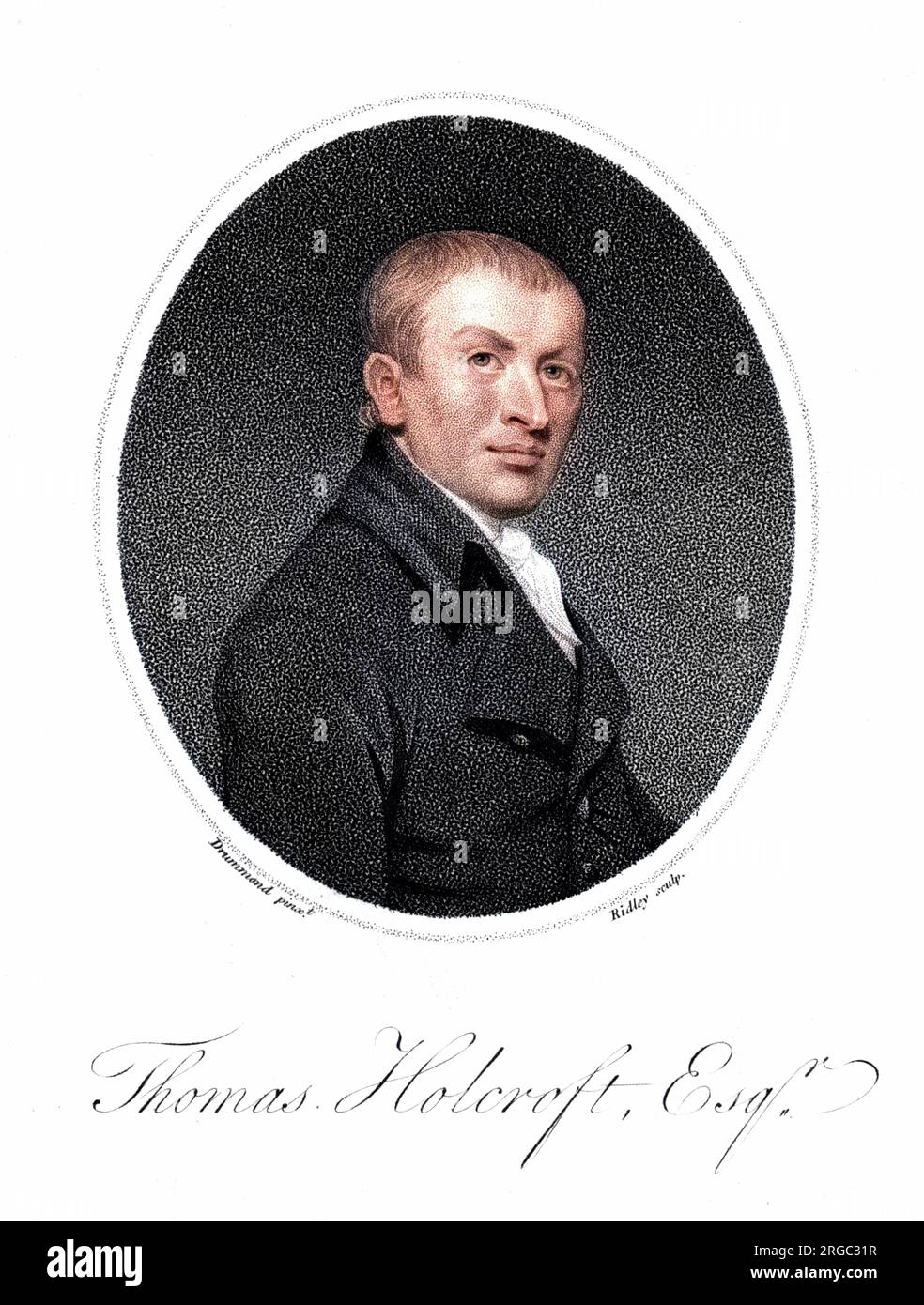 THOMAS HOLCROFT Writer Stock Photo - Alamy