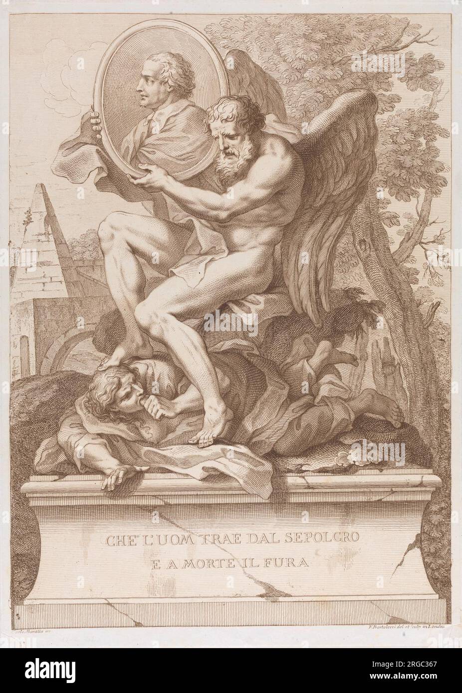 Che l'uom trae dal Sepolcro e a moite fura by Francesco Bartolozzi ...