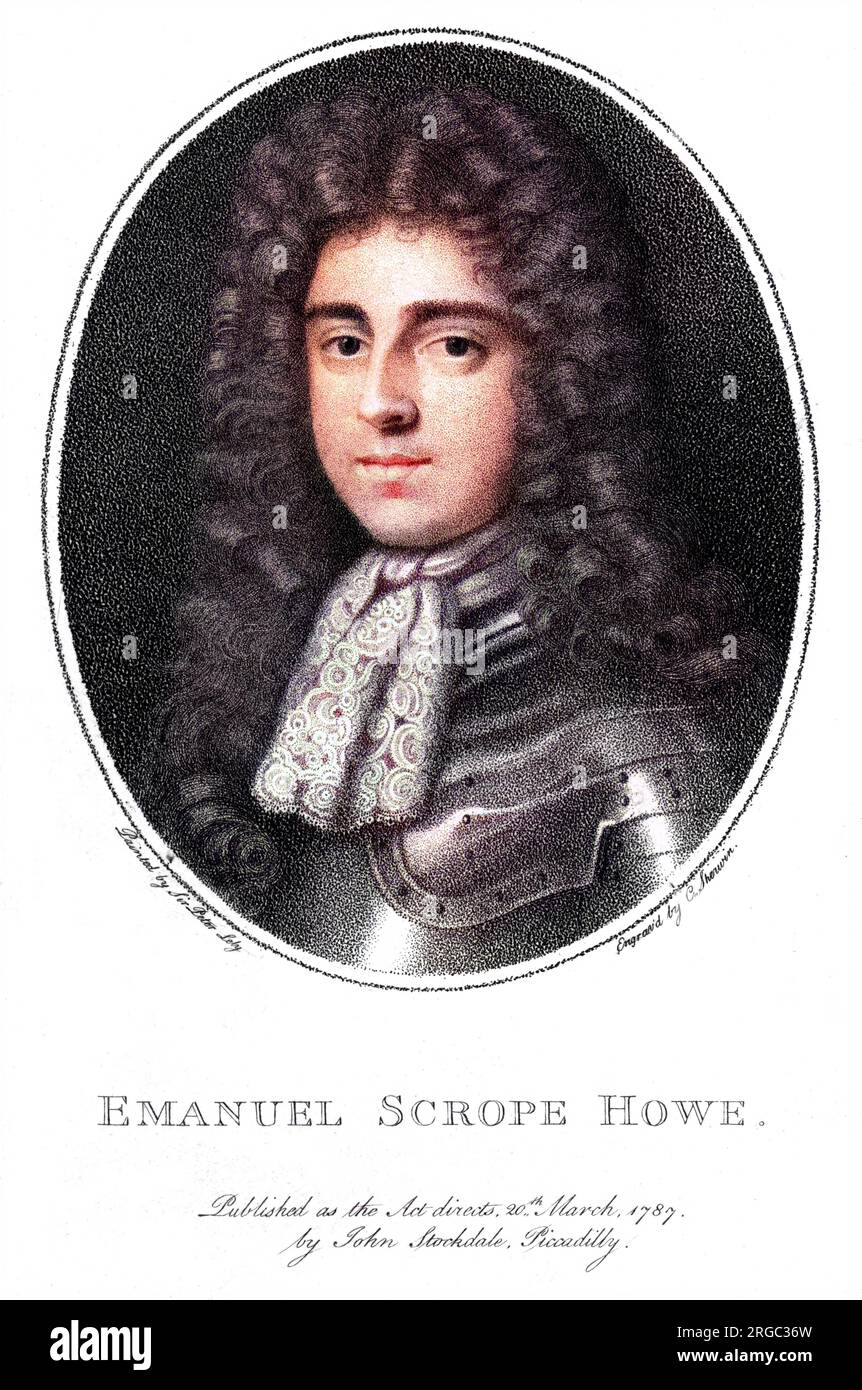 EMANUEL SCROPE HOWE son of the first viscount Howe military commander ...