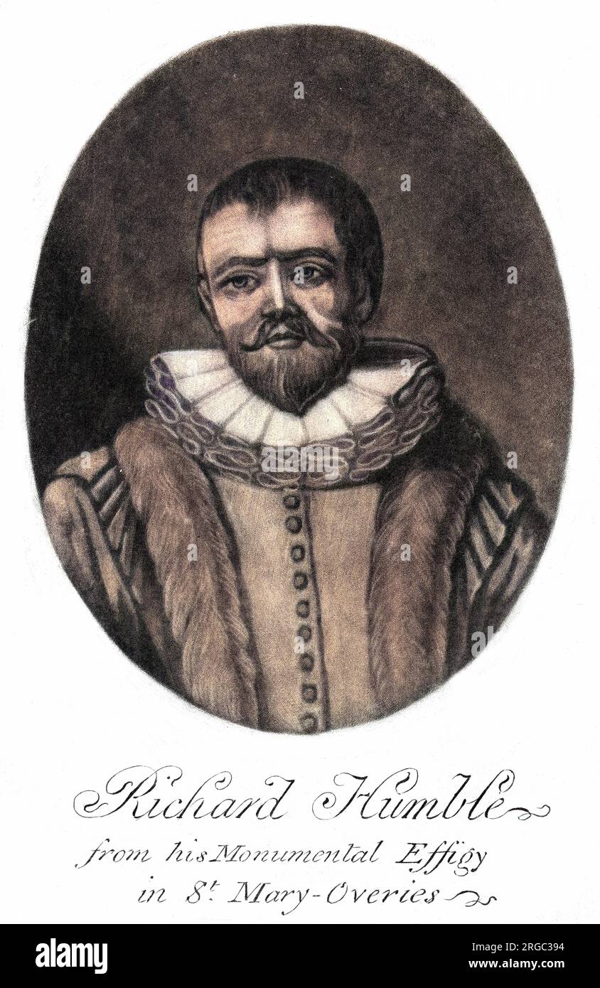 RICHARD HUMBLE Merchant and alderman of the city of London Stock Photo ...