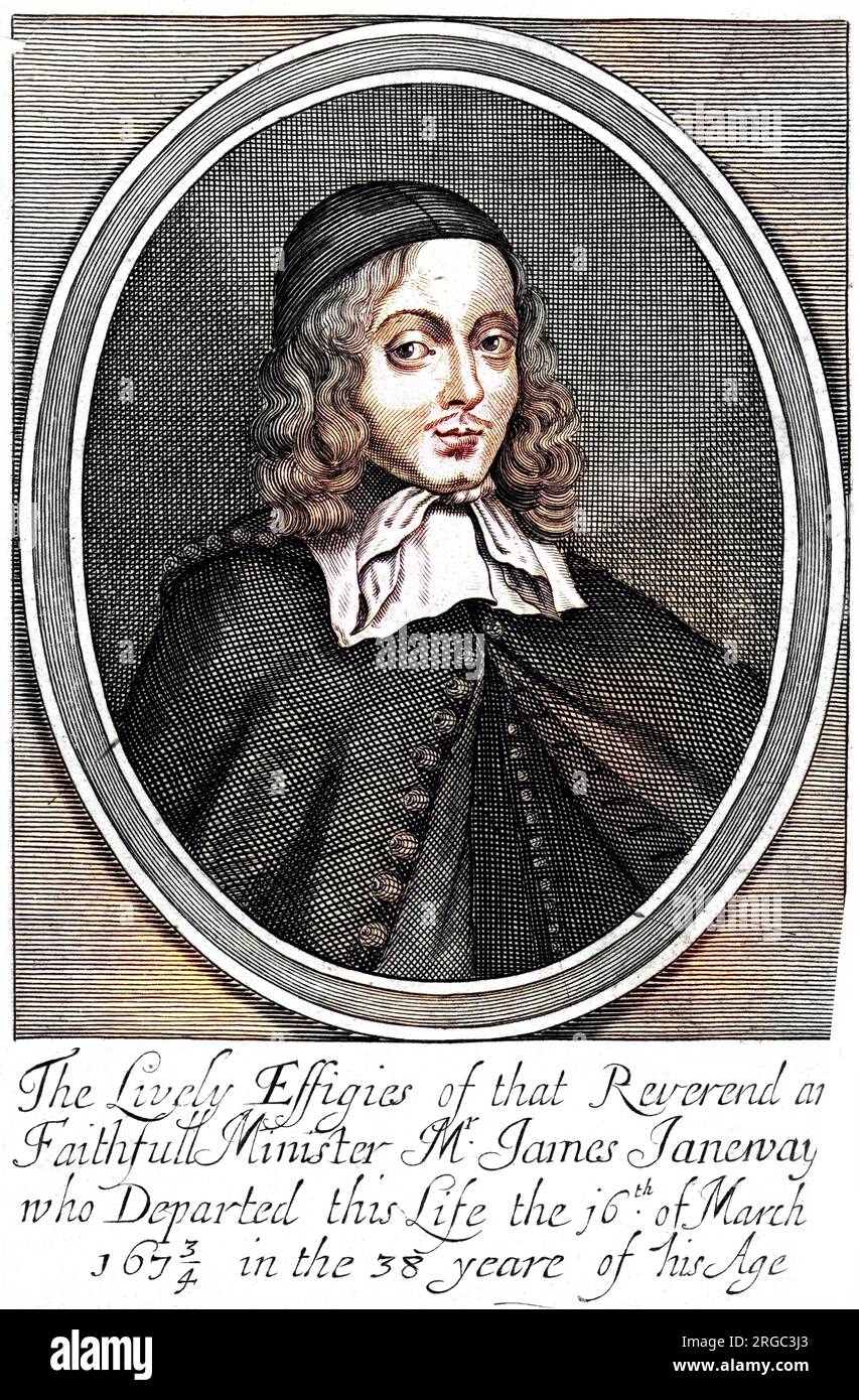 JAMES JANEWAY Nonconformist churchman Stock Photo - Alamy