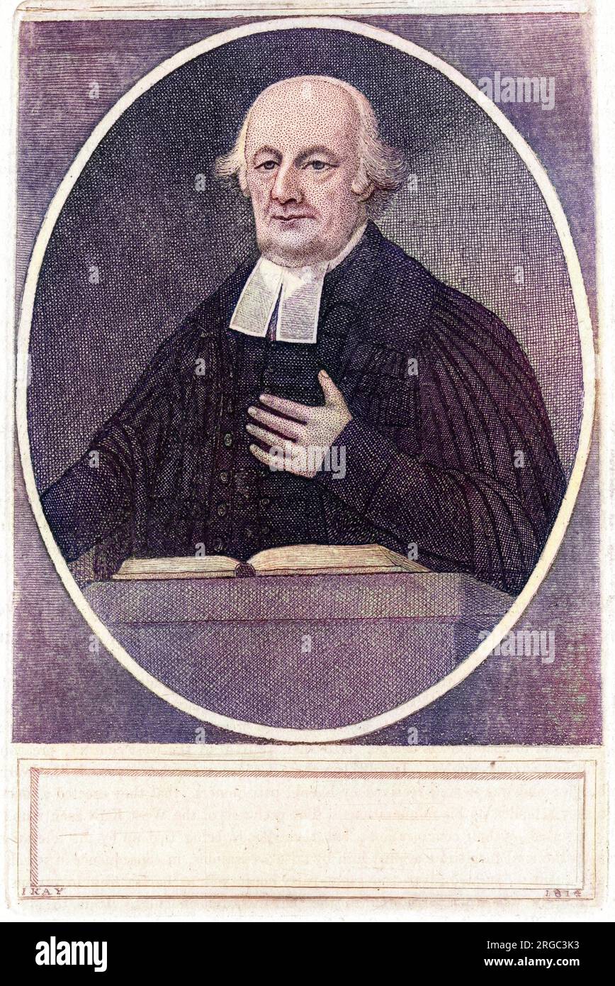 DAVID JOHNSTON Scottish churchman, minister of North Leith ; founder of ...