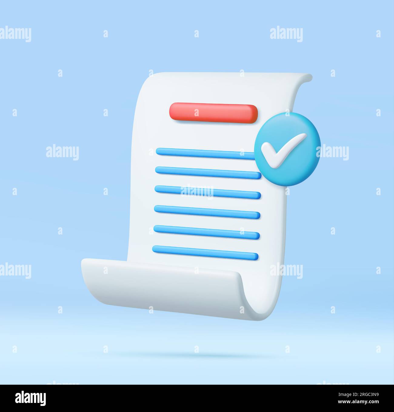 3d White paper task management todo check list Stock Vector Image & Art ...