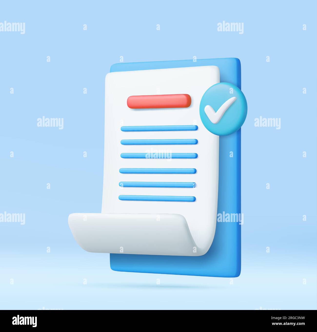 3d White paper task management todo check list Stock Vector Image & Art ...