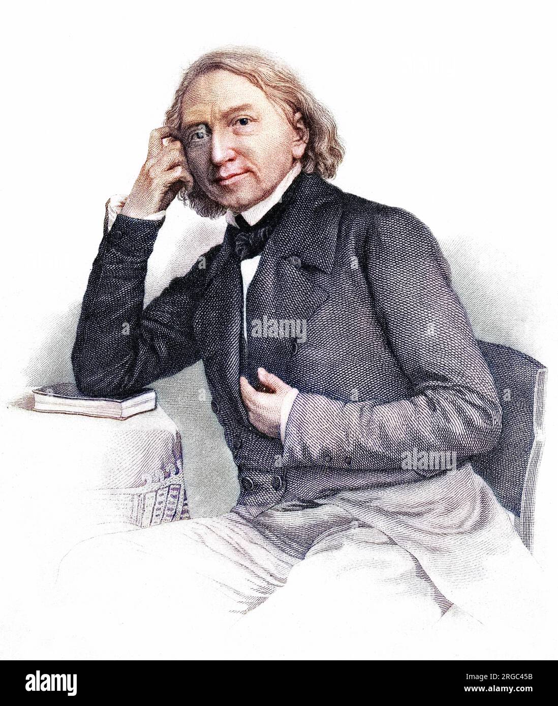 KARL K F W LACHMANN German scholar, philologist and critic Stock Photo ...