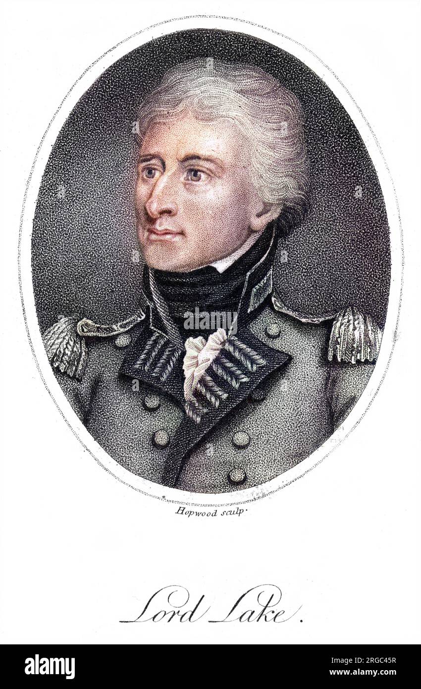 GERALD, VISCOUNT LAKE British military commander Stock Photo - Alamy