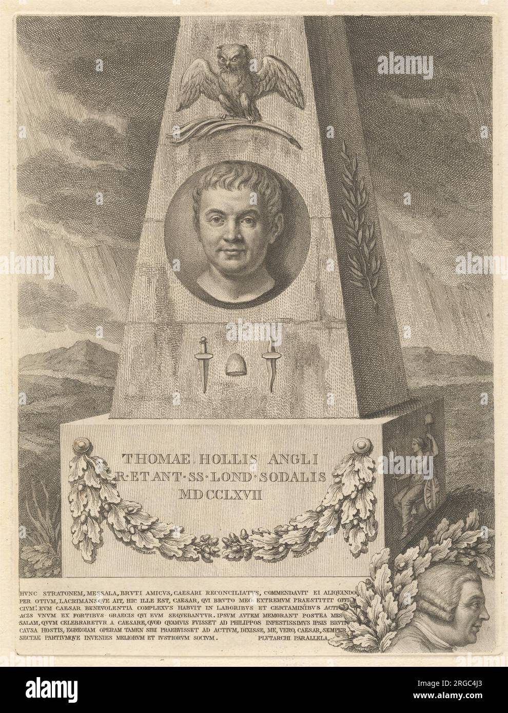 Thomas Hollis by Francesco Bartolozzi Stock Photo - Alamy