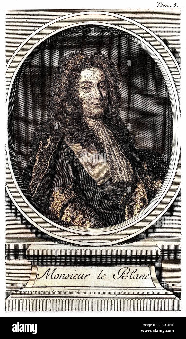 CLAUDE LE BLANC French statesman and courtier who incurred the enmity ...