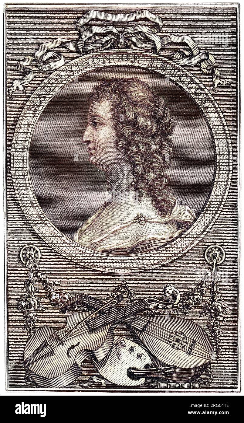 NINON DE LENCLOS French beauty, social leader and patron of literature ...