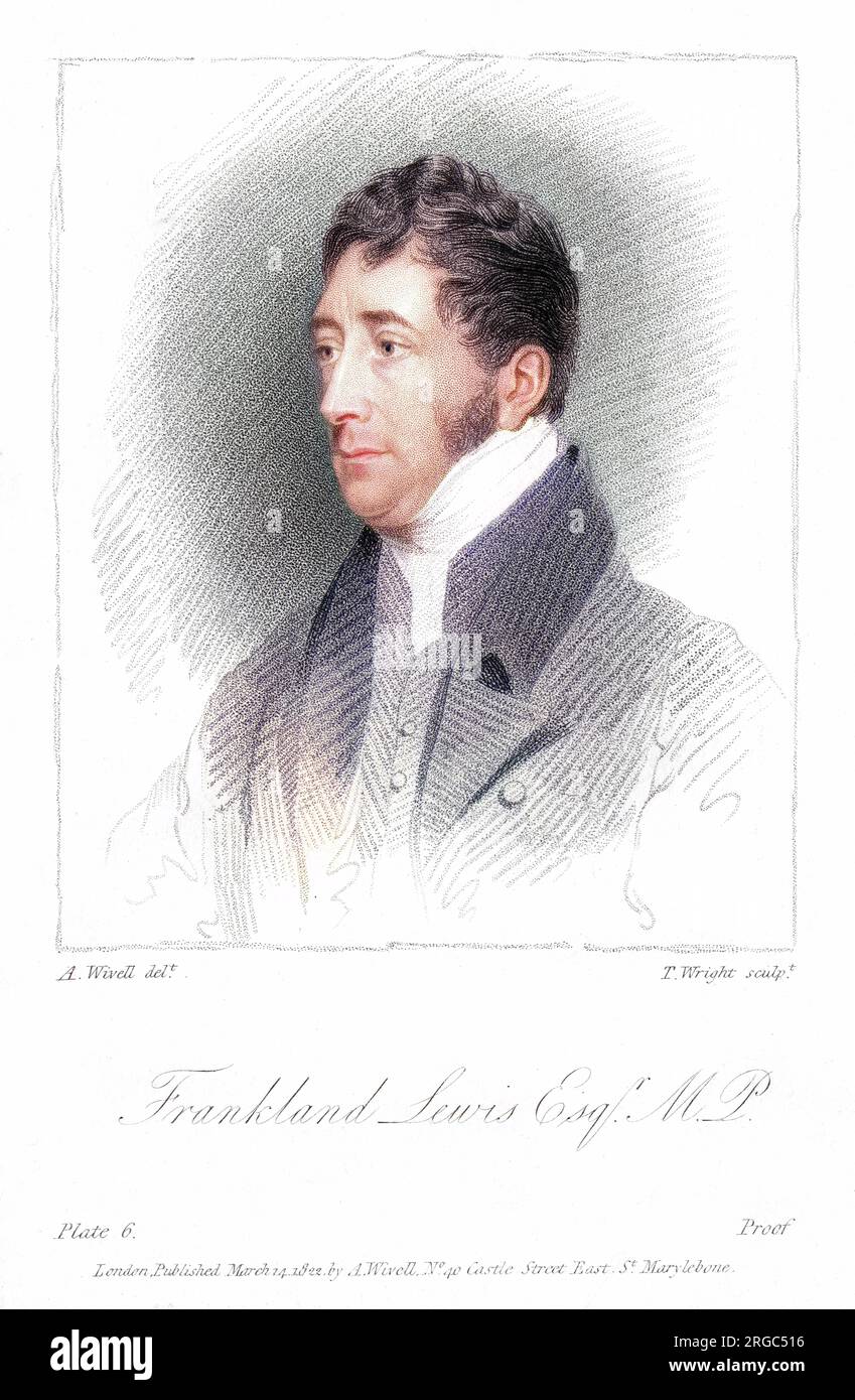 Sir THOMAS FRANKLAND LEWIS British statesman Stock Photo - Alamy