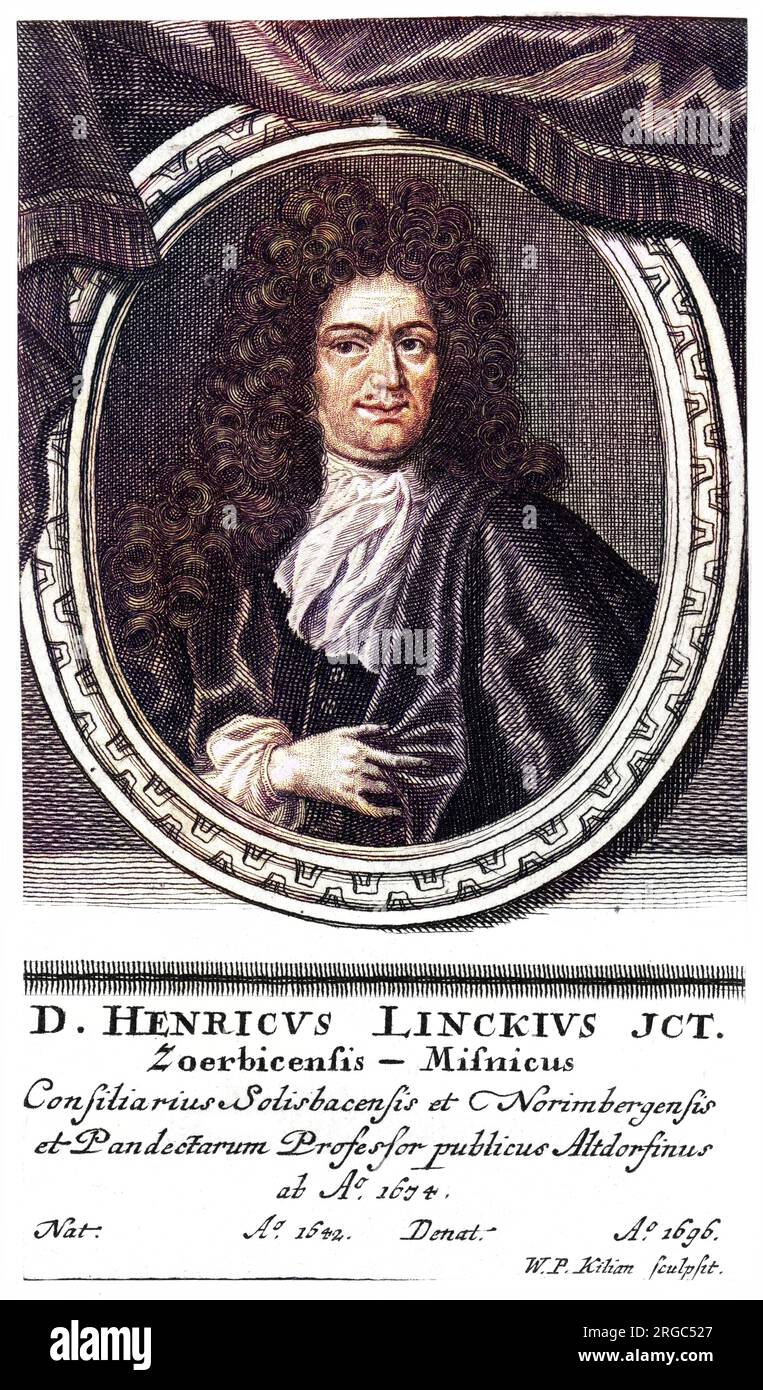HEINRICH LINCKE German jurist Stock Photo - Alamy