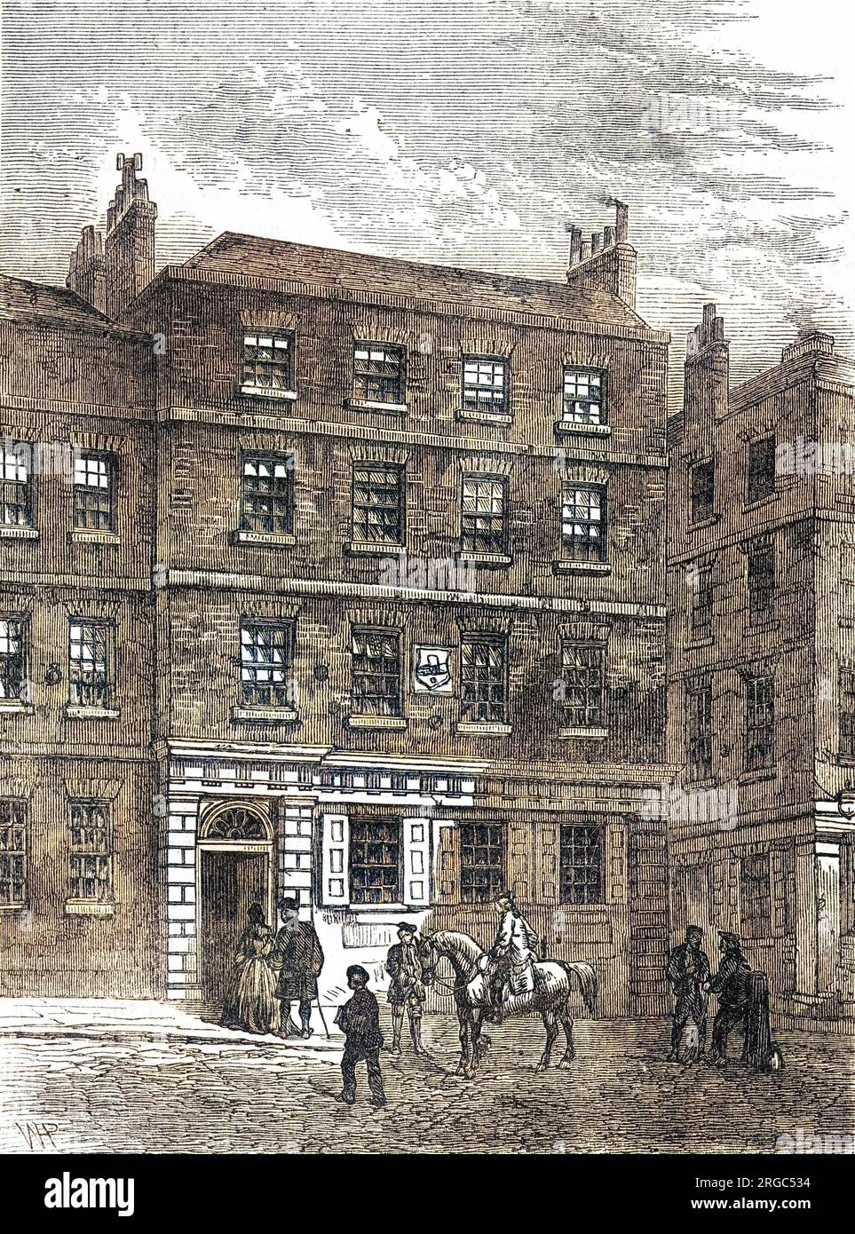 The home of Thomas Linacre, physician to Henry VIII, in Knightrider ...