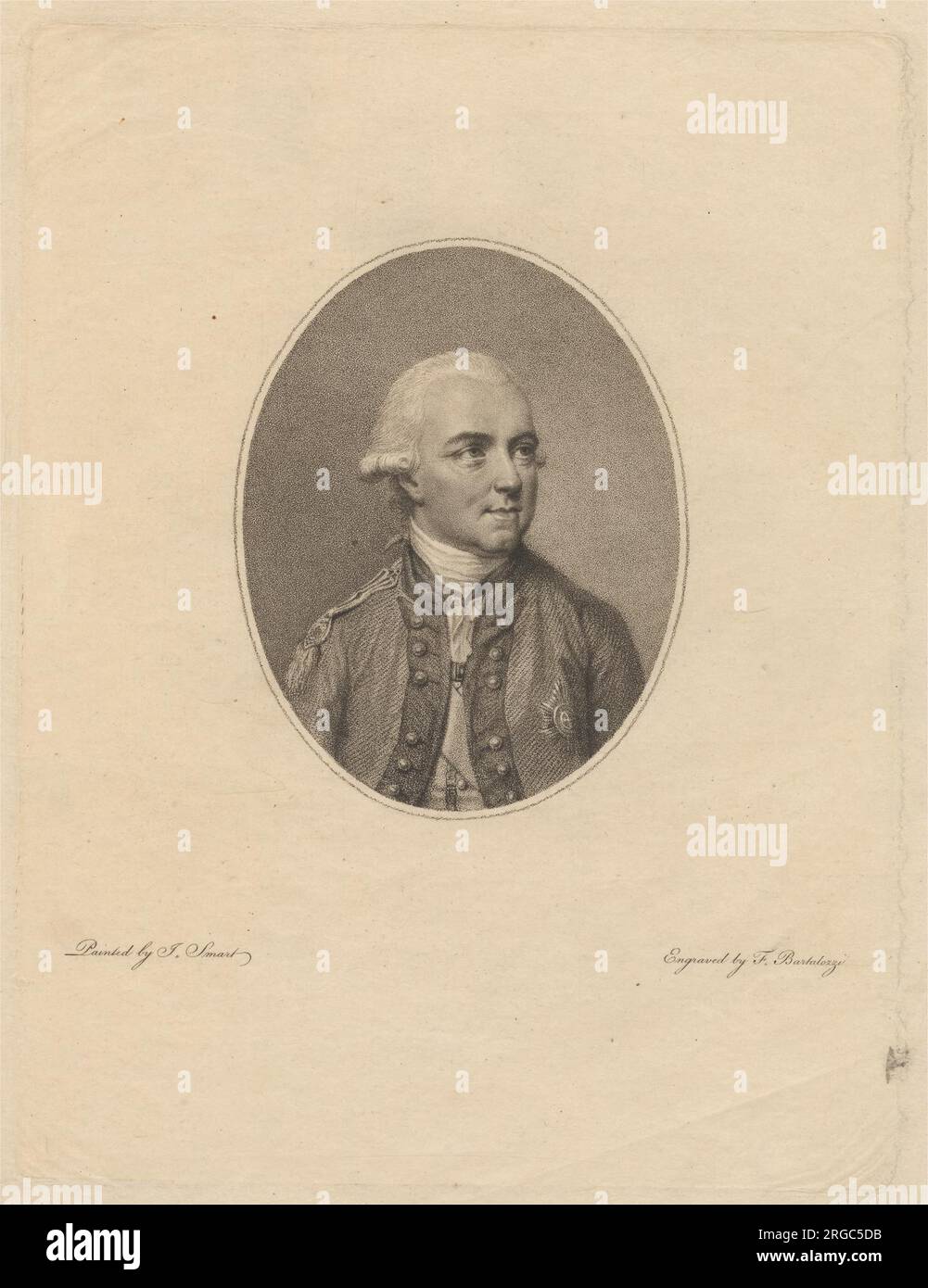 Sir Henry Clinton 1780 by Francesco Bartolozzi Stock Photo - Alamy