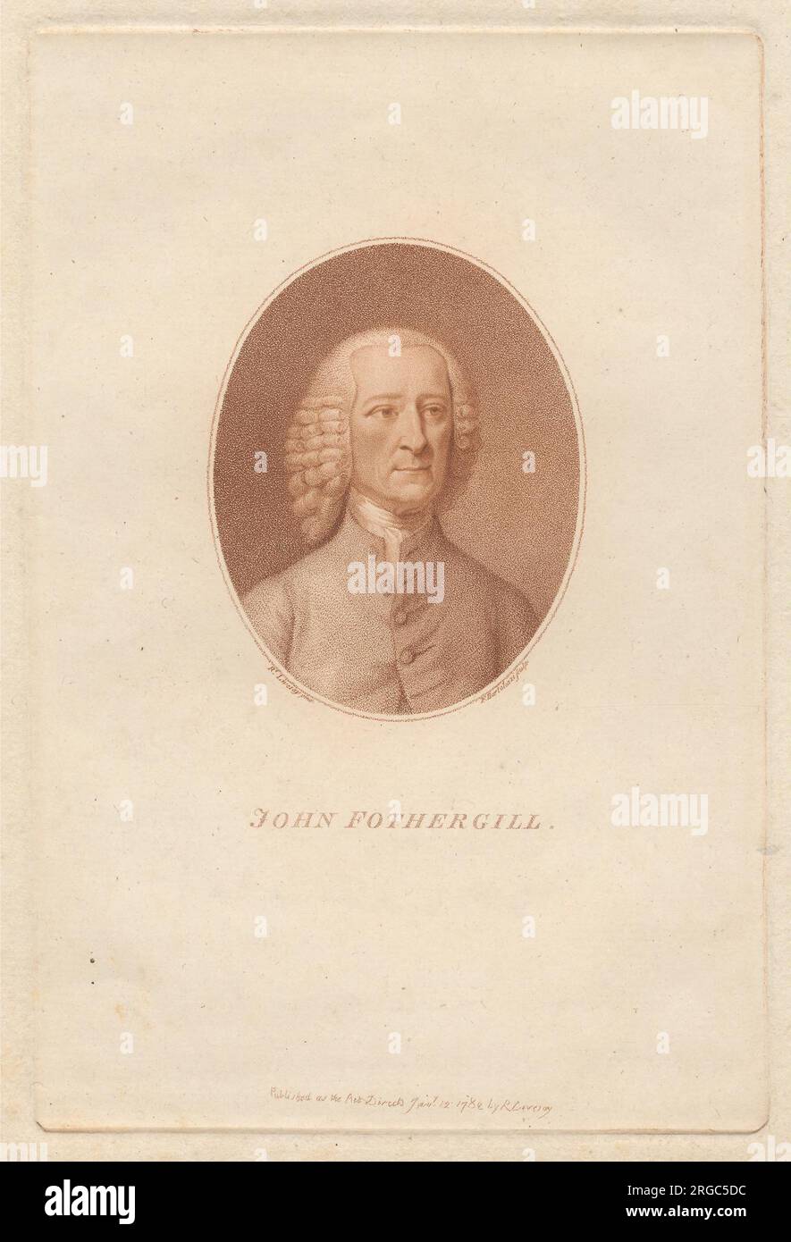 Dr. John Fothergill 1782 by Francesco Bartolozzi Stock Photo - Alamy