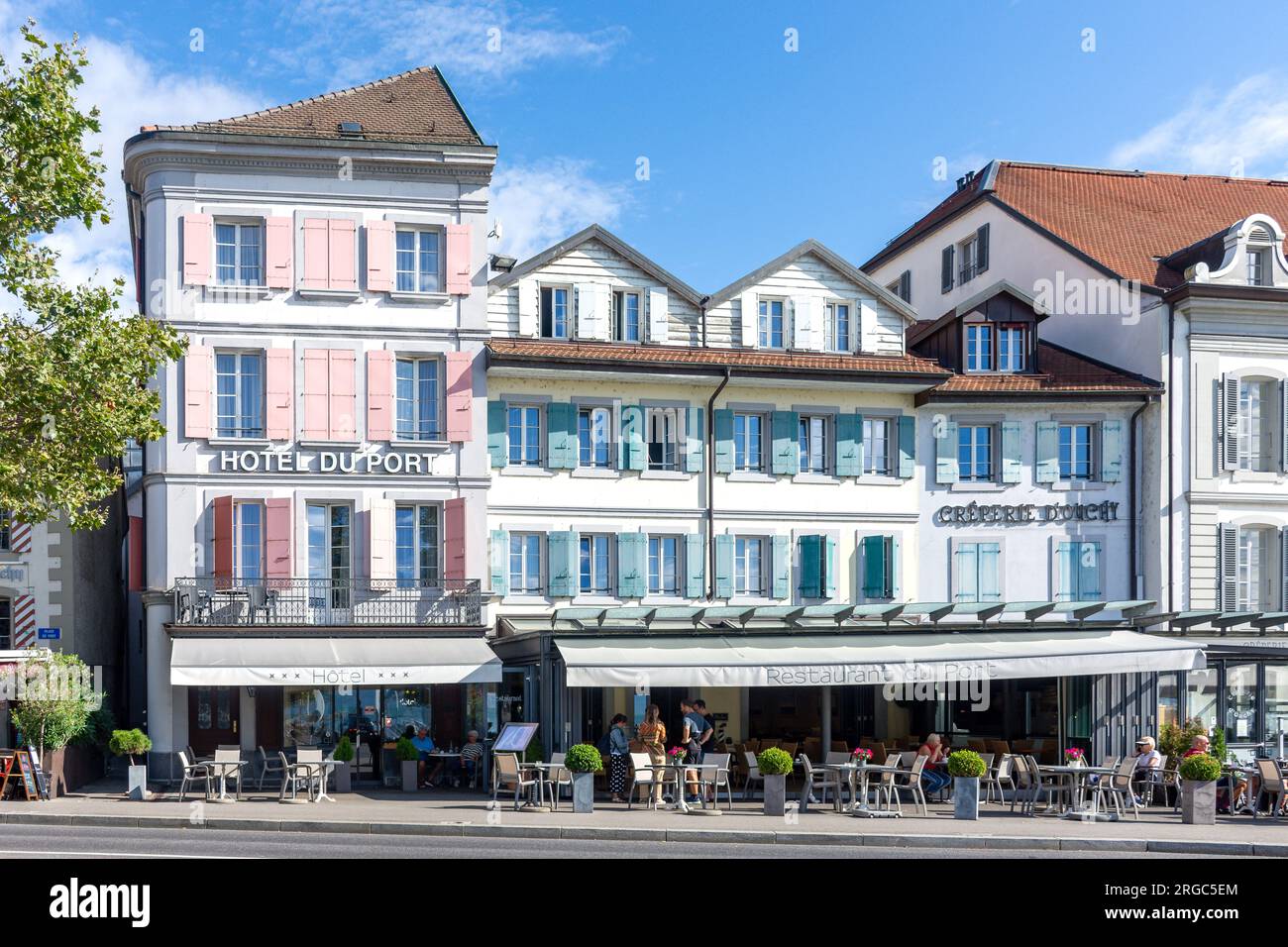 Hotel Du Port and Restaurant du Port, Place du Port, Ouchy, Lausanne ...