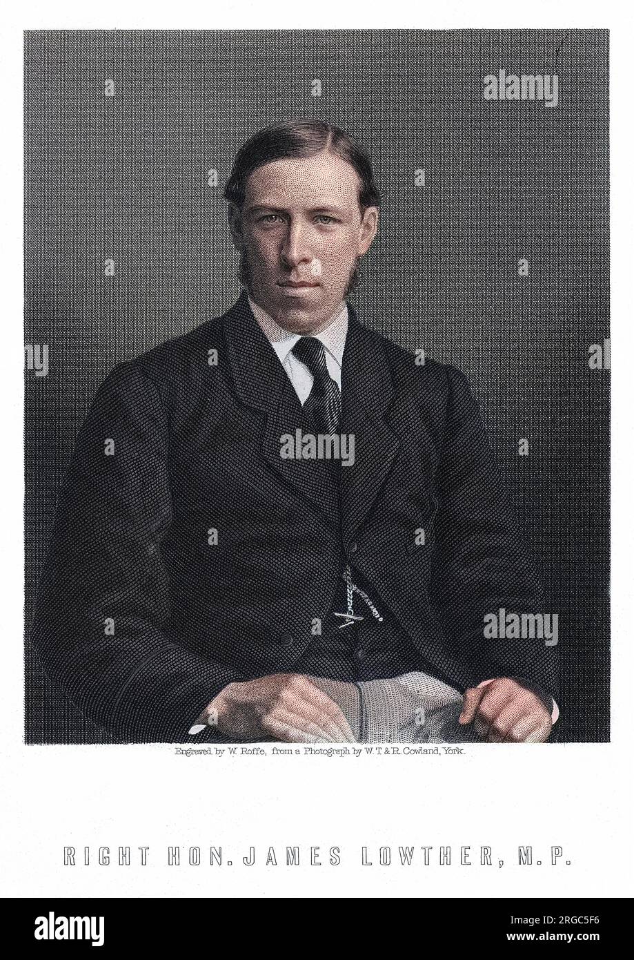 JAMES LOWTHER Statesman and racehorse owner Stock Photo - Alamy