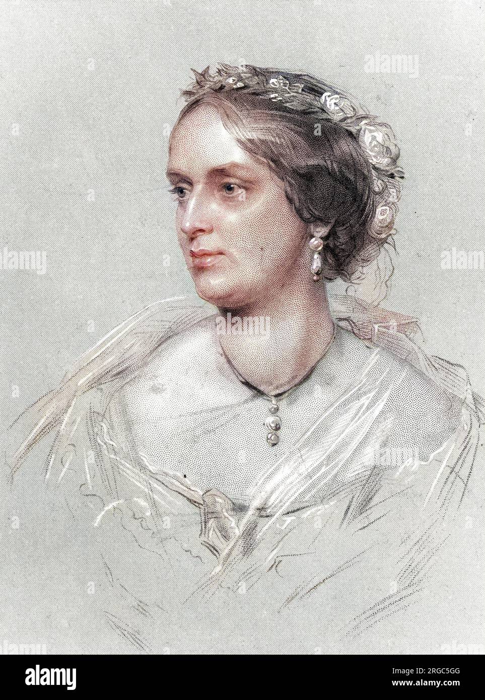 LADY LYELL wife of sir Charles Lyell, geologist Stock Photo - Alamy