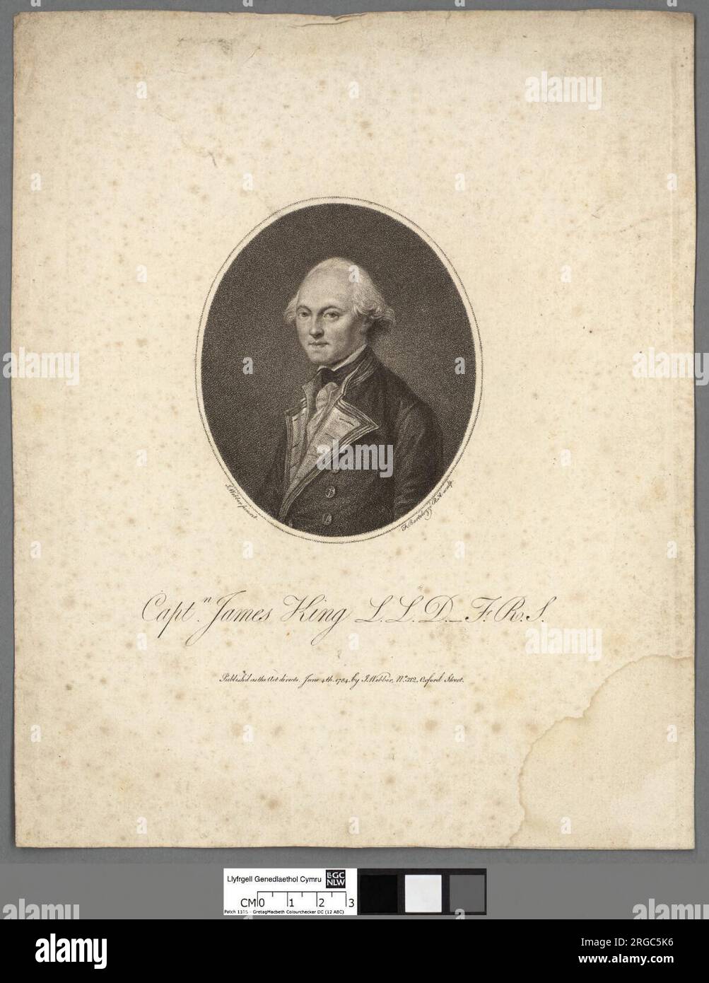 Captn. James King L.L.D. F.R.S 1784 by Francesco Bartolozzi Stock Photo ...