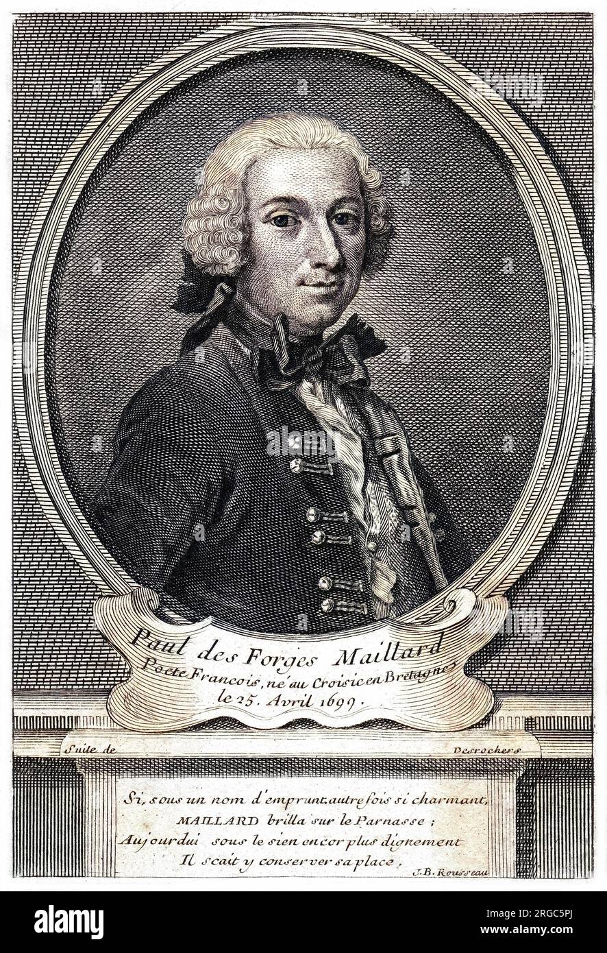 PAUL DESFORGES MAILLARD French poet Stock Photo - Alamy