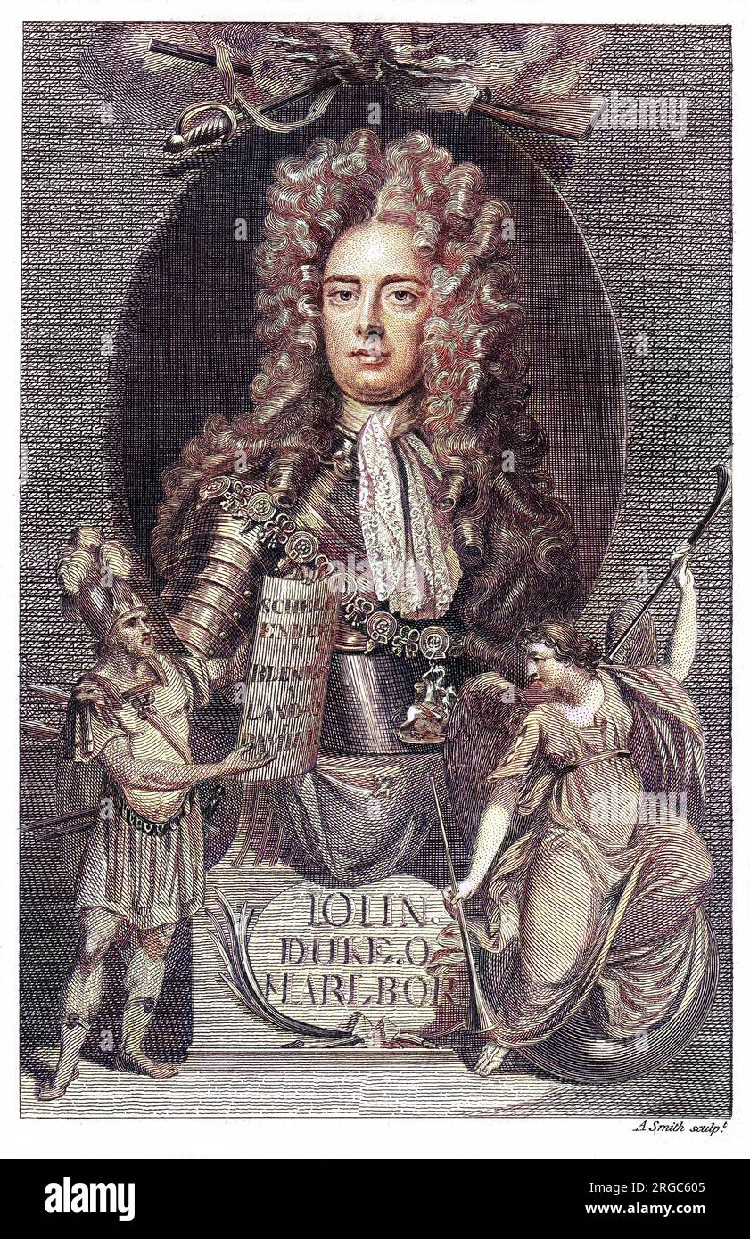 JOHN CHURCHILL first duke of MARLBOROUGH British military commander ...