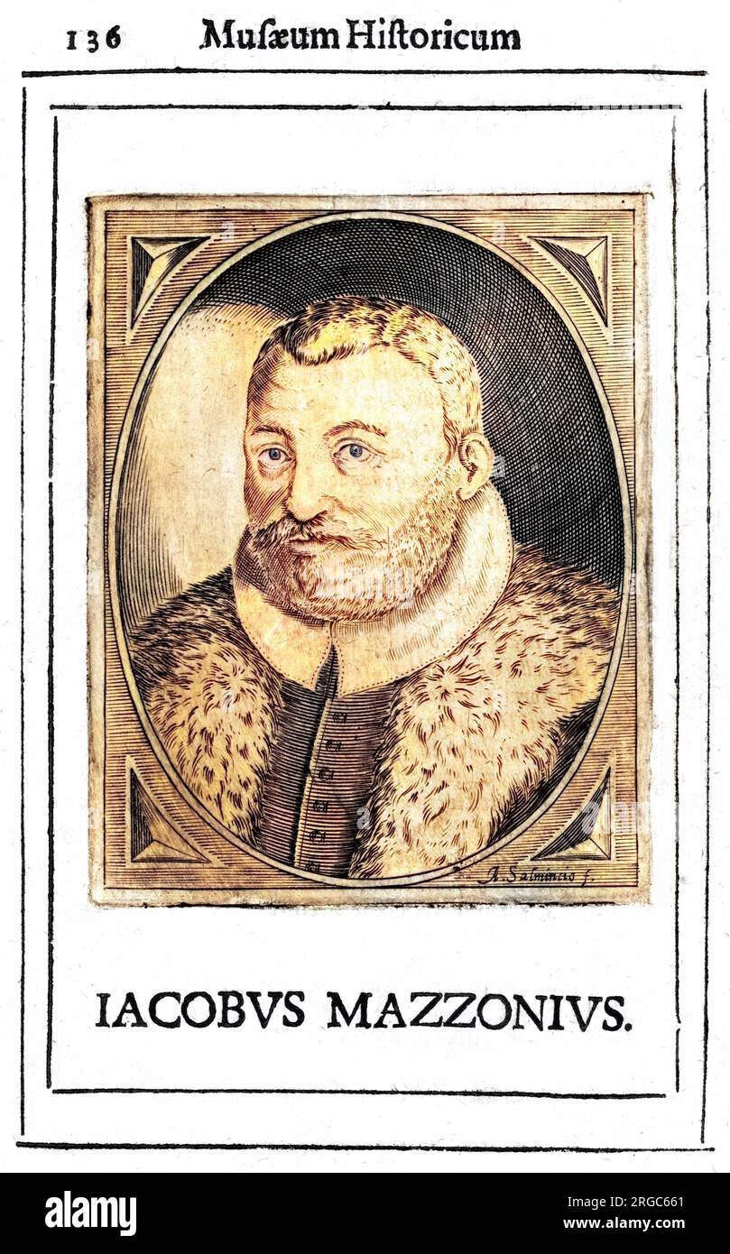 GIACOMO MAZZONI Italian philosopher Stock Photo - Alamy