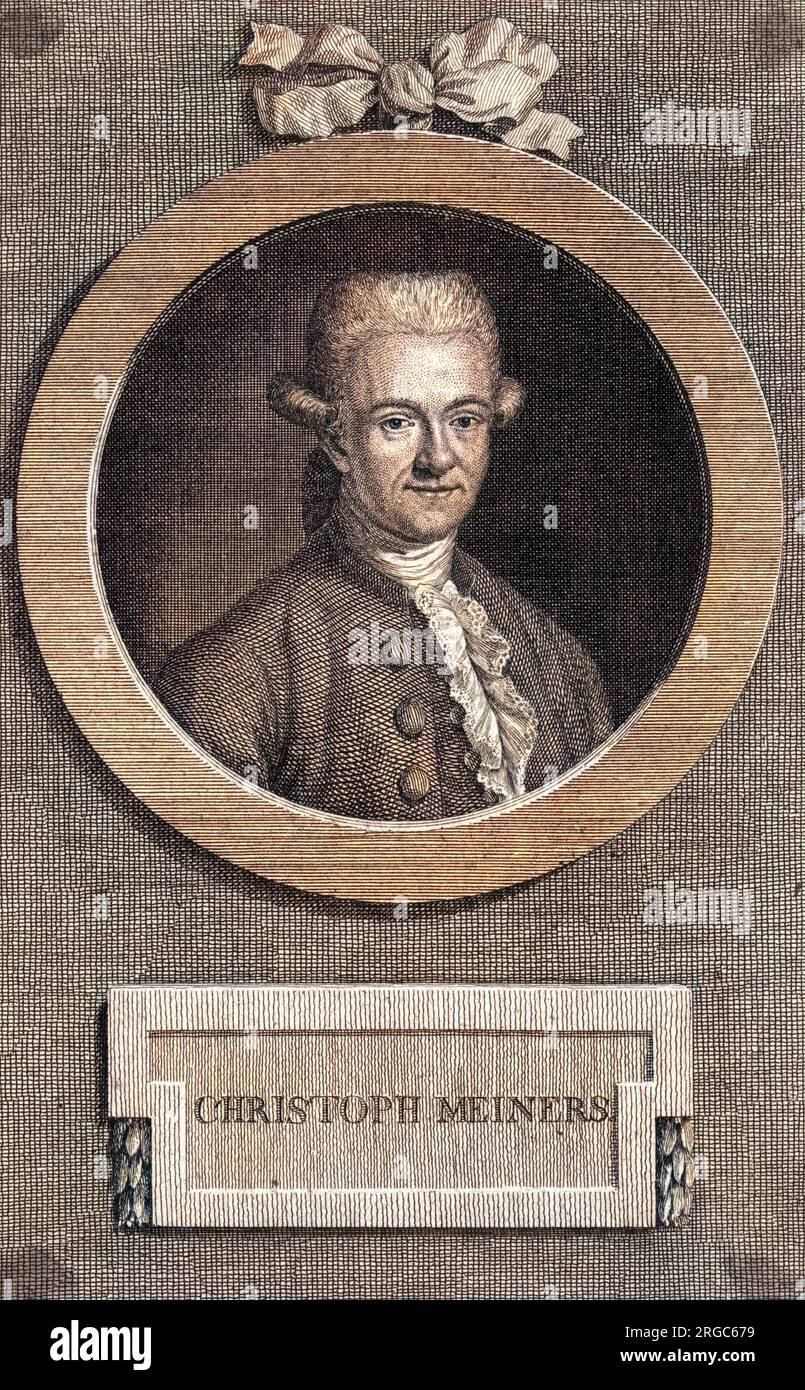 CHRISTOPH MEINERS German historian Stock Photo - Alamy