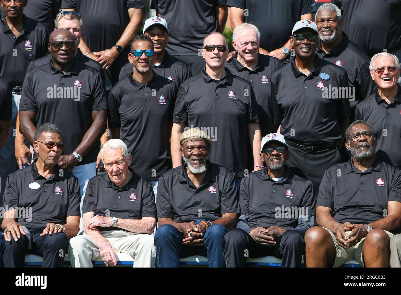 Canton, Ohio, USA. 4th Aug, 2023. (L-R Bottom Row) Ken Houston, Marv ...