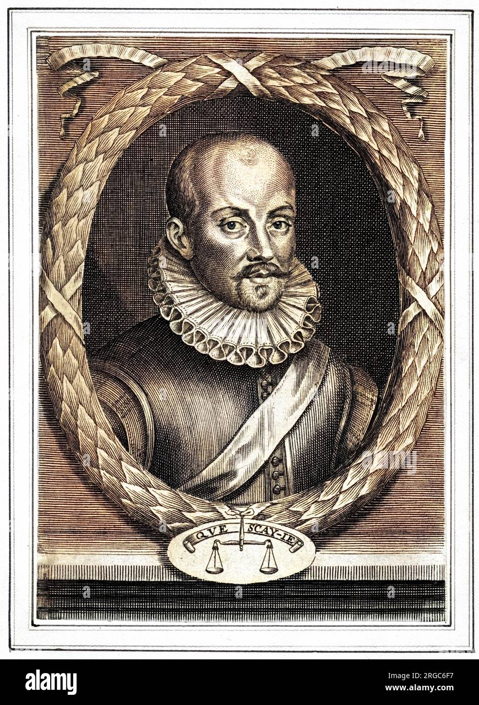 MICHEL EYQUEM DE MONTAIGNE French writer noted for his essais. With ...