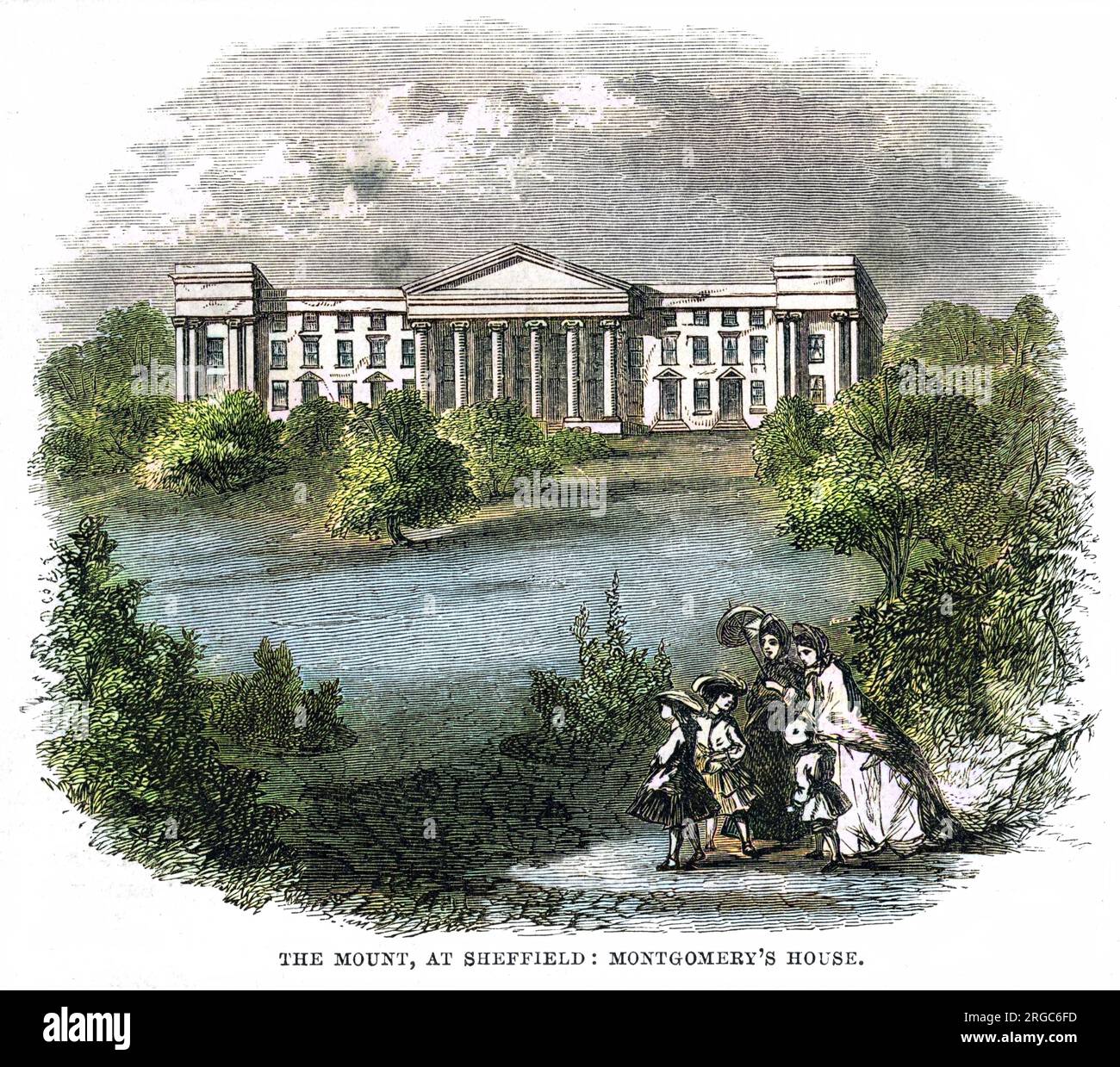 The splendid home of JAMES MONTGOMERY, the author of 'The world before ...