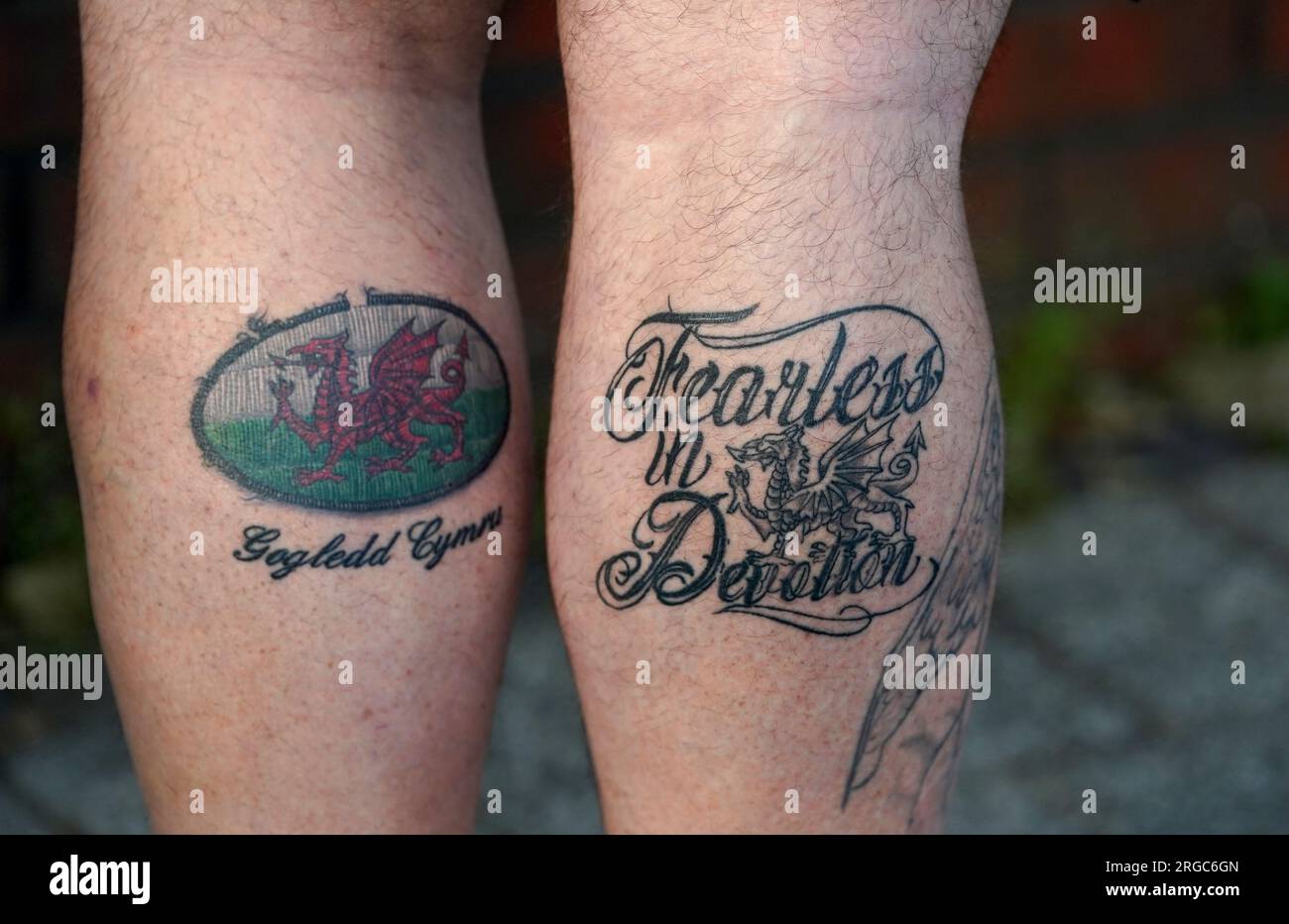 Soccer fan tattoo hi-res stock photography and images - Alamy