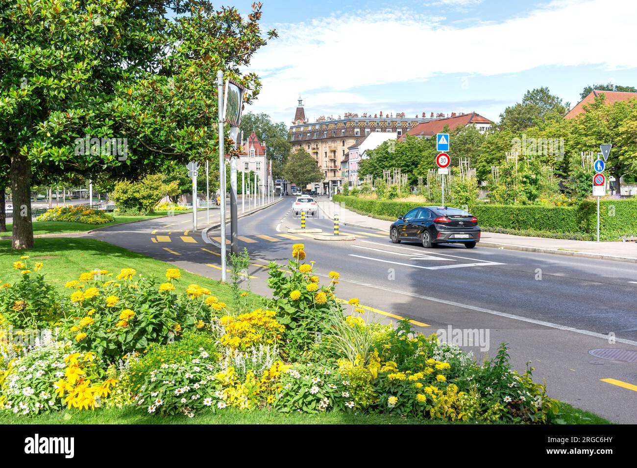 Ouchy waterfront hi-res stock photography and images - Alamy