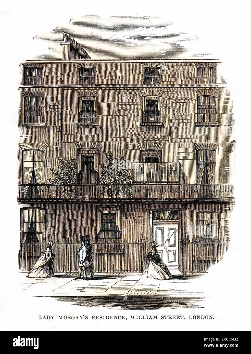 The home of SYDNEY Lady MORGAN, popular Irish novelist, in William ...