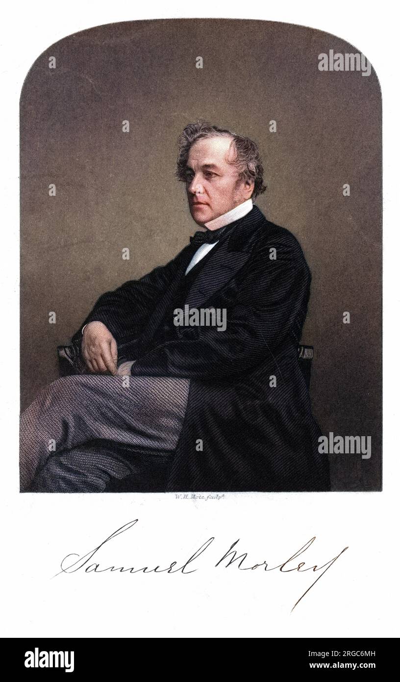 SAMUEL MORLEY Merchant, statesman and philanthropist Stock Photo - Alamy