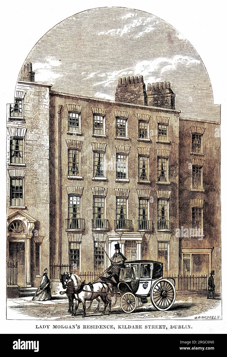 The home of SYDNEY Lady MORGAN, popular Irish novelist, in Kildare ...