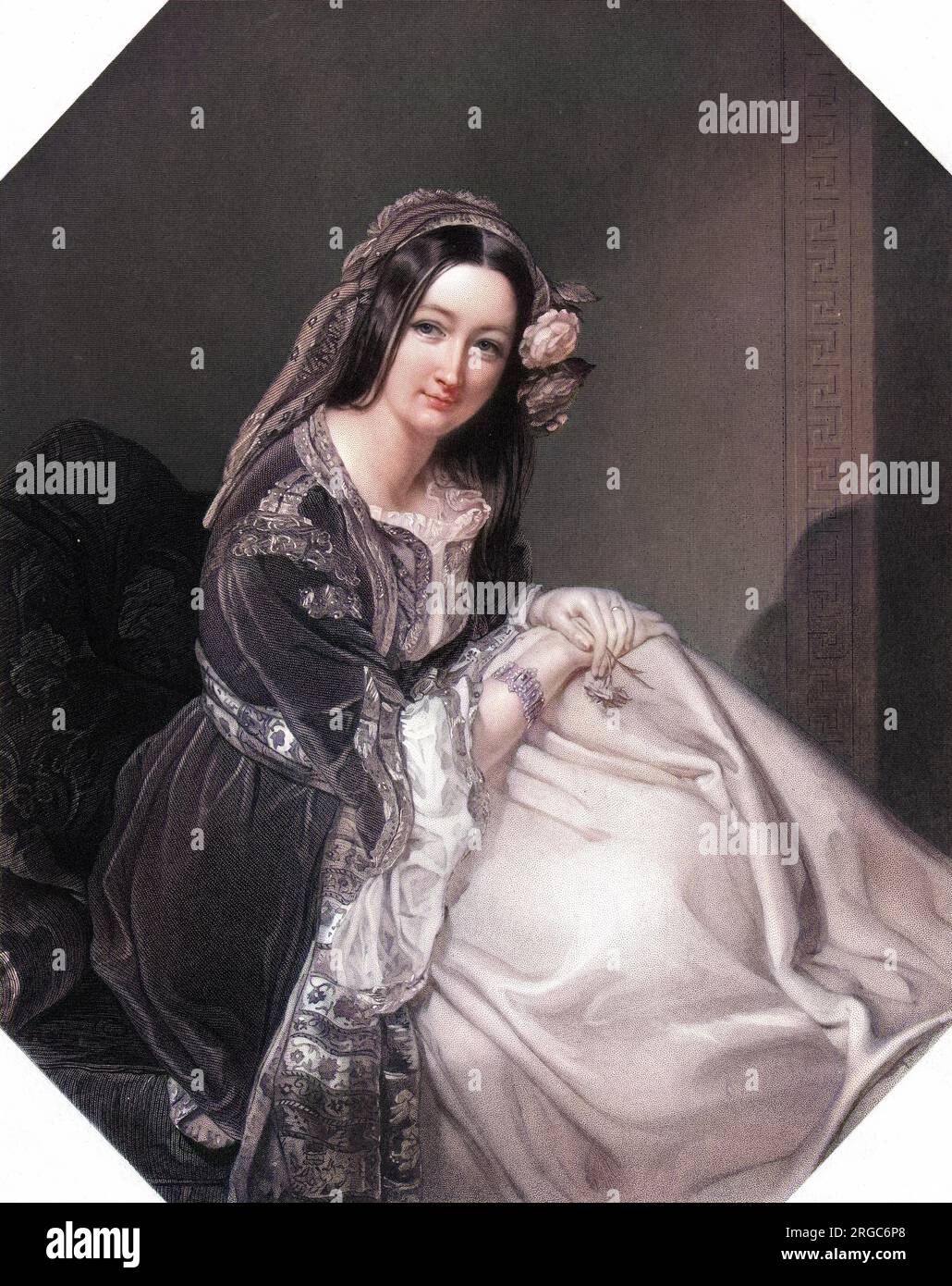 CAROLINE AUGUSTA, countess of- EDGCUMBE (nee Feilding) wife of Ernest ...