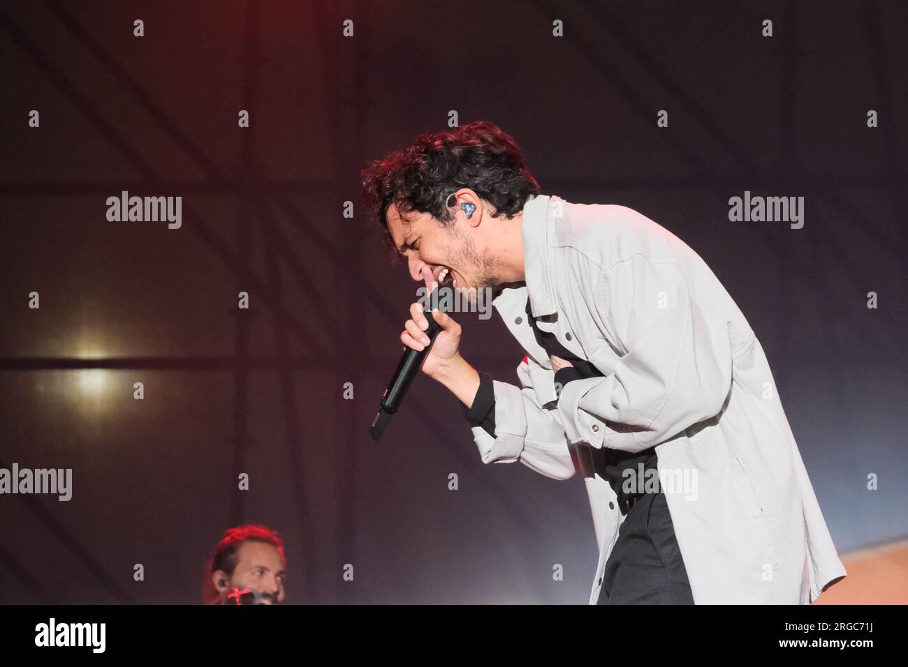 Italian singer Alberto Cotta Ramusino, alias Tananai, performs in ...